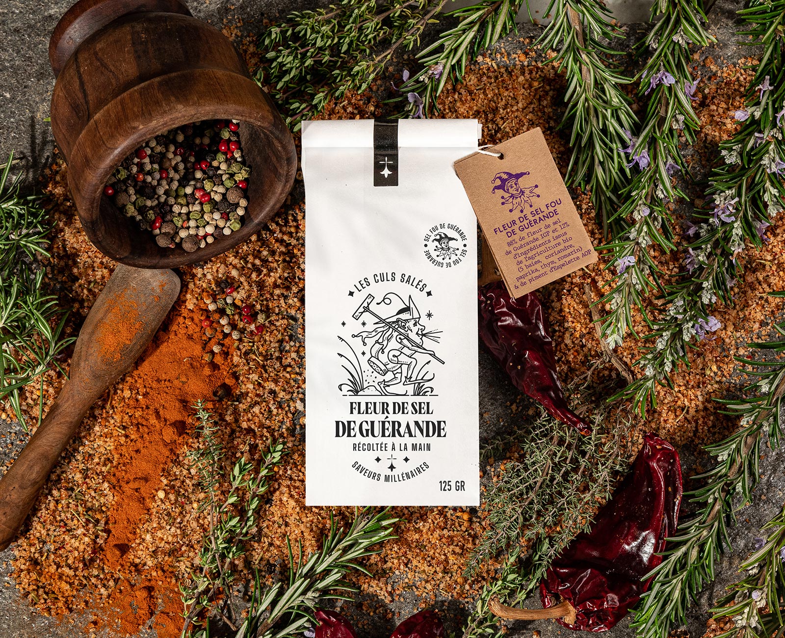 Fleur de sel fou de Guérande – 125gr